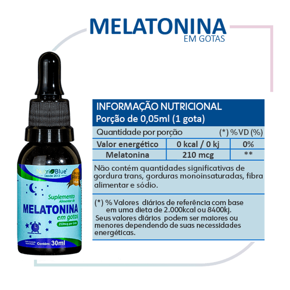 Melatonina Em Gotas 30ml: o que é, para que serve e onde encontrar o ...