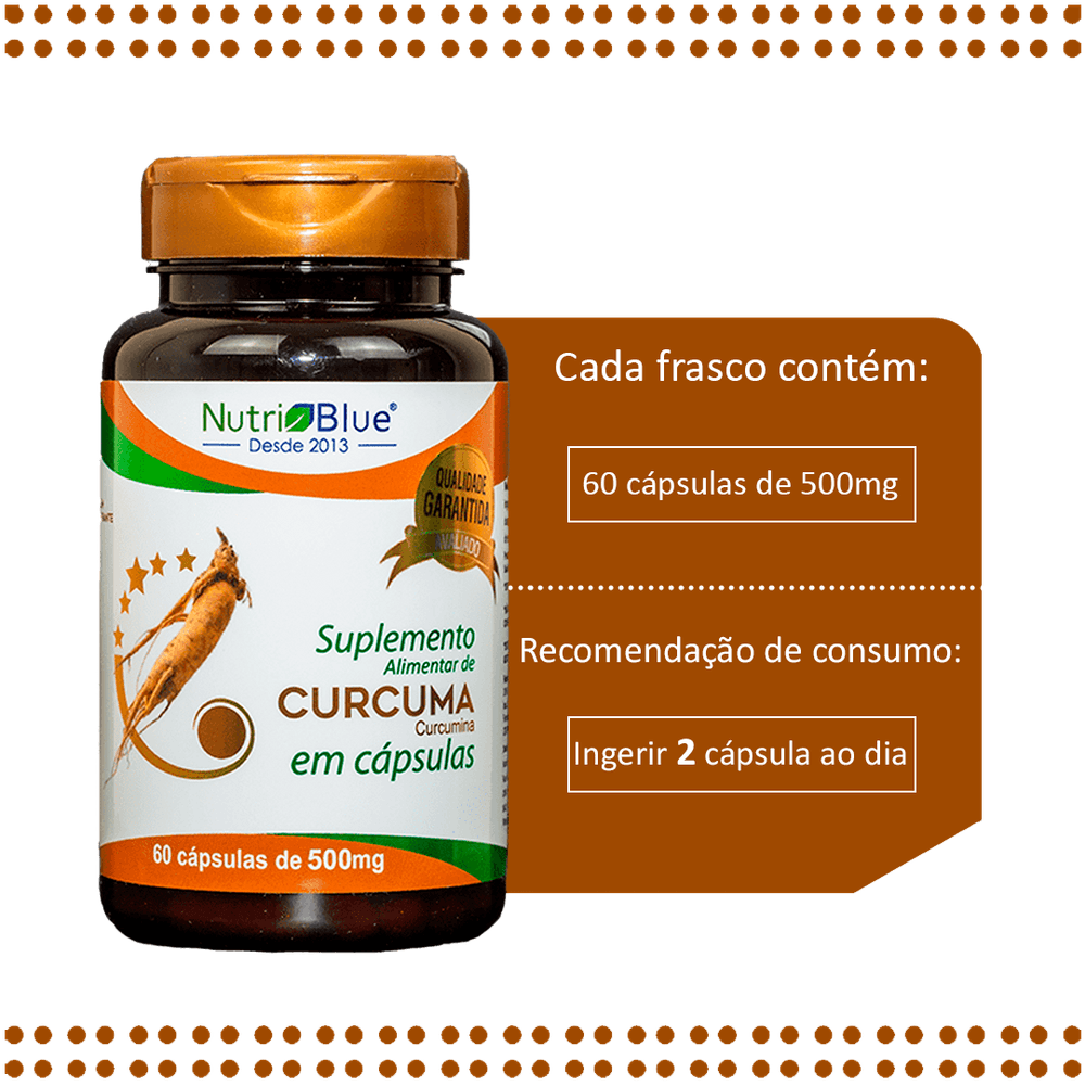 Cúrcuma →【60 cápsulas】 - nutriblue