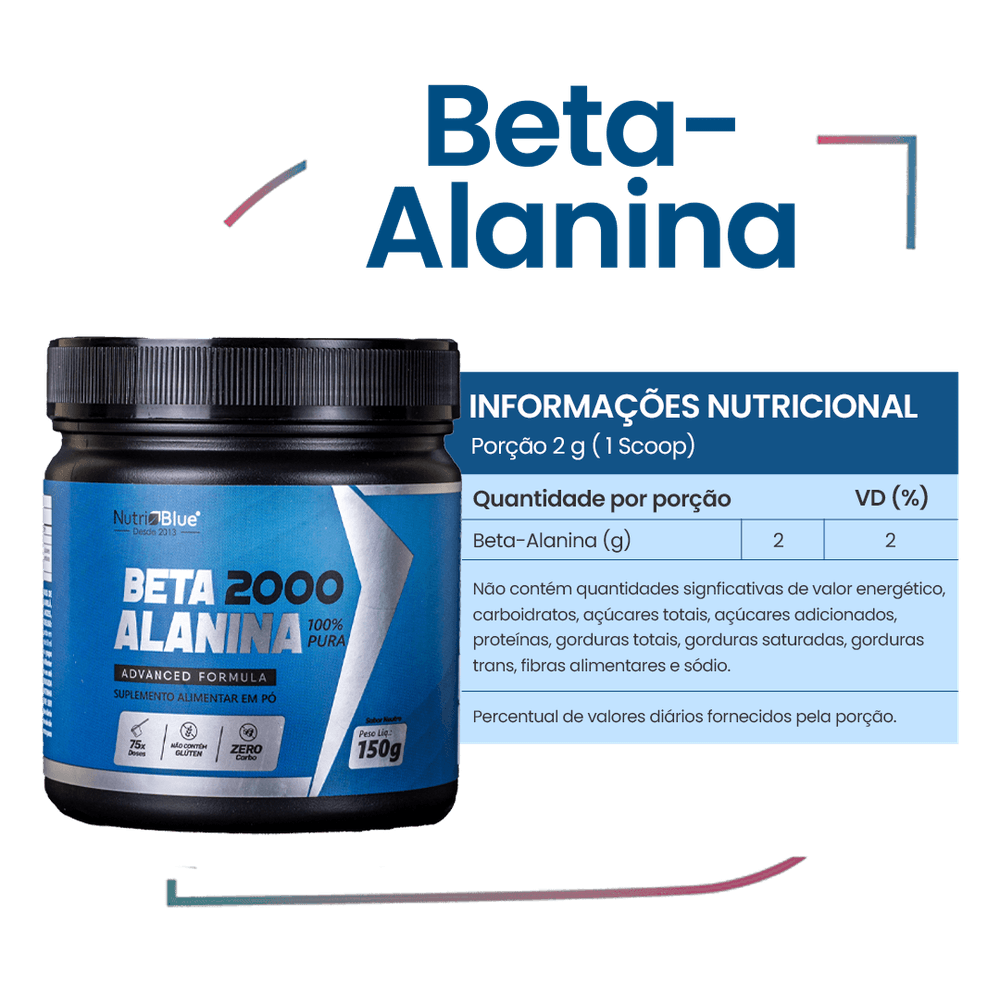 Beta-Alanina 100% pura - 150g - nutriblue